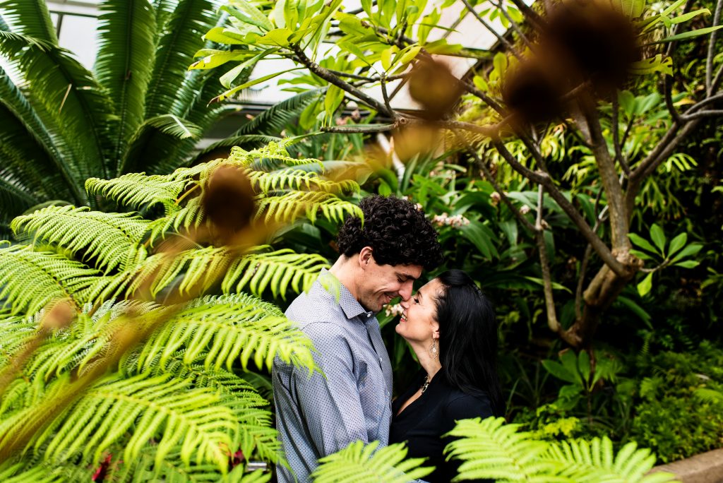 Heather & Matt | Rawlings Conservatory | Baltimore Engagement Photographer